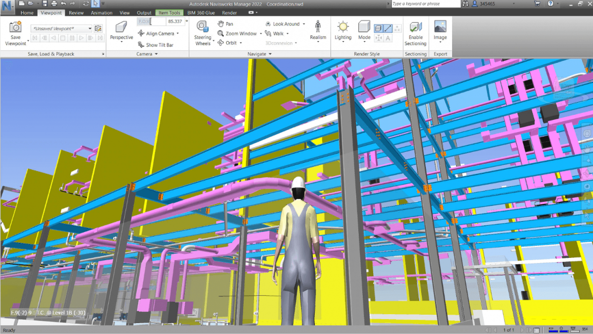 Navisworks: panoramica delle funzioni di navigazione | Prosoft Intesys